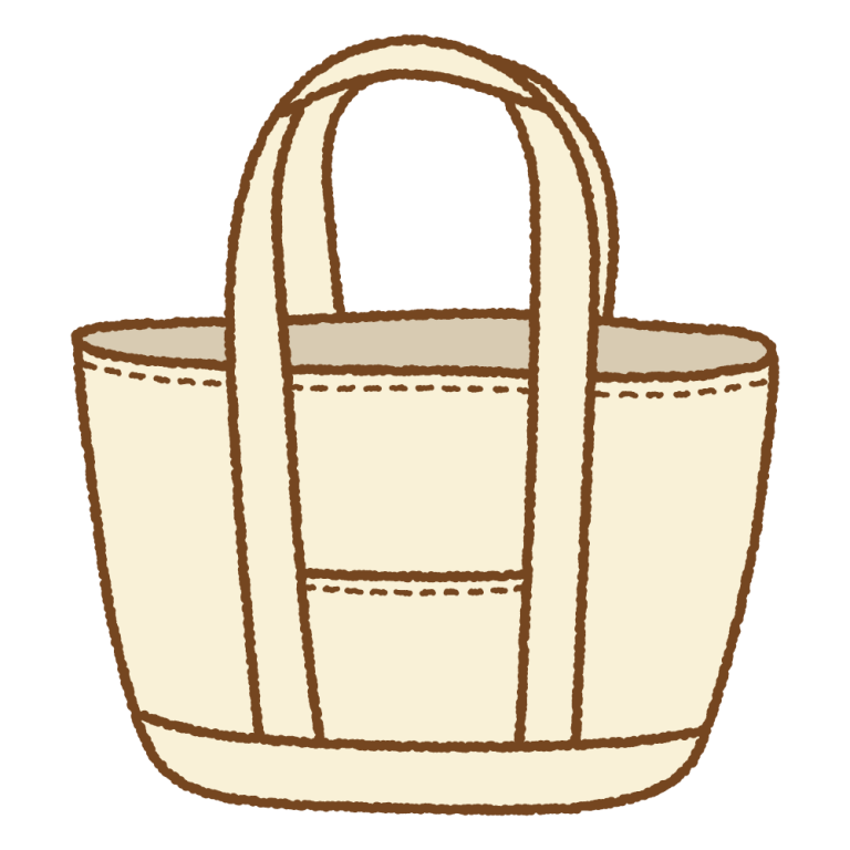 トートバッグのイラスト | 商用OKの無料イラスト素材サイト ツカッテ