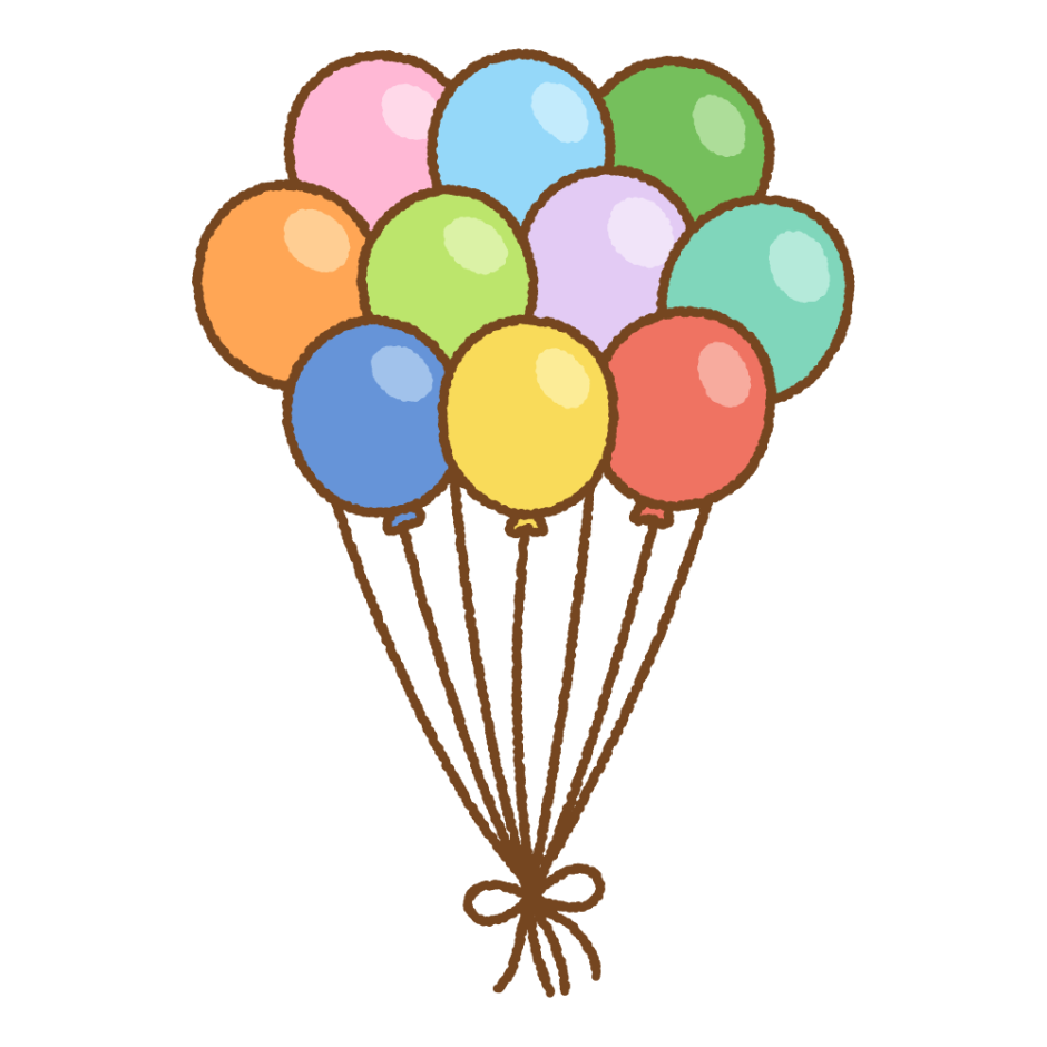 ハートの風船のイラスト 商用okの無料イラスト素材サイト ツカッテ