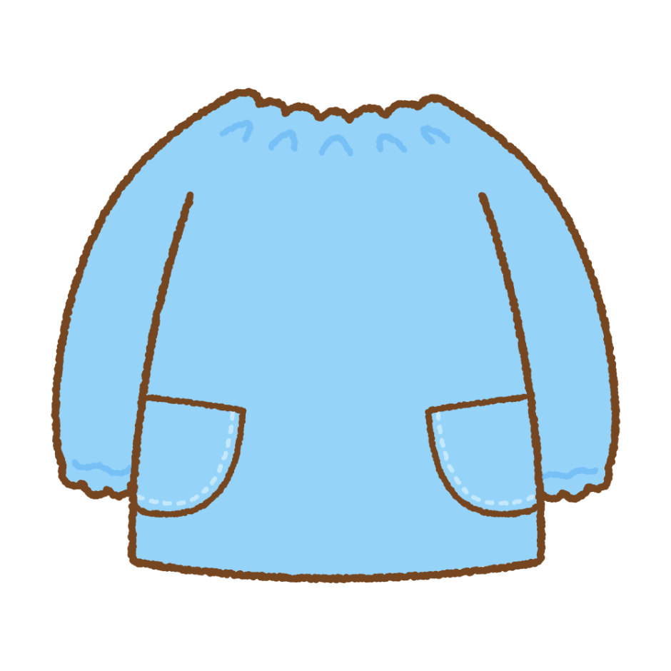 スモックのイラスト | 商用OKの無料イラスト素材サイト ツカッテ