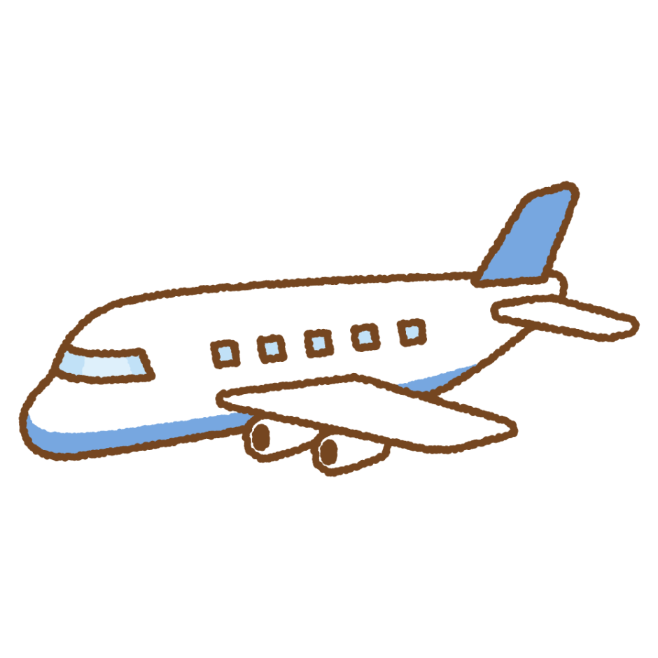 飛行機のイラスト | 商用OKの無料イラスト素材サイト ツカッテ