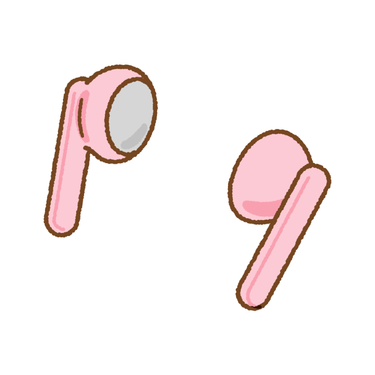 ワイヤレスイヤホンのイラスト 商用okの無料イラスト素材サイト ツカッテ